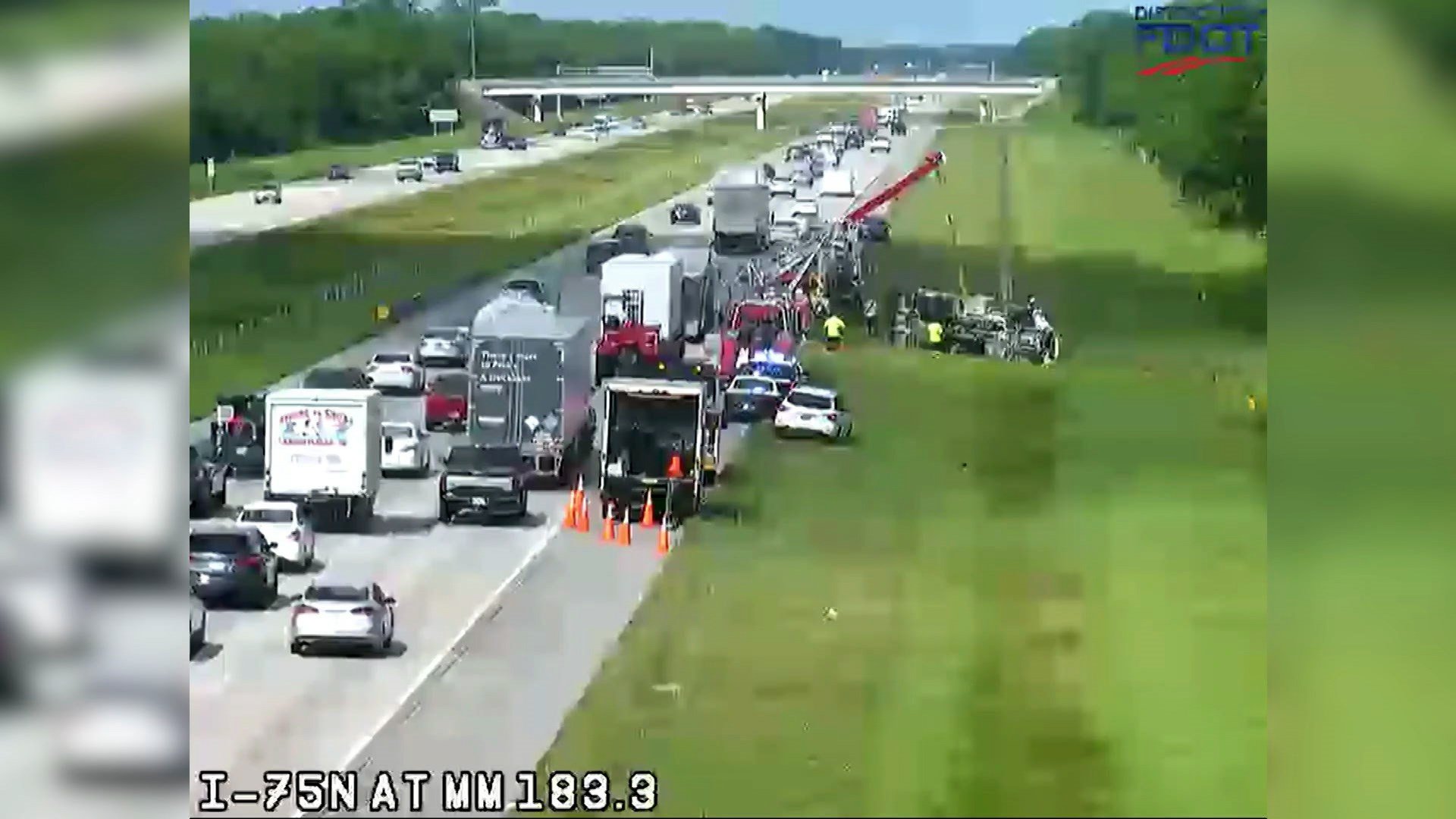 North Port Crash Involving Semi Truck Sends Four People To Hospital